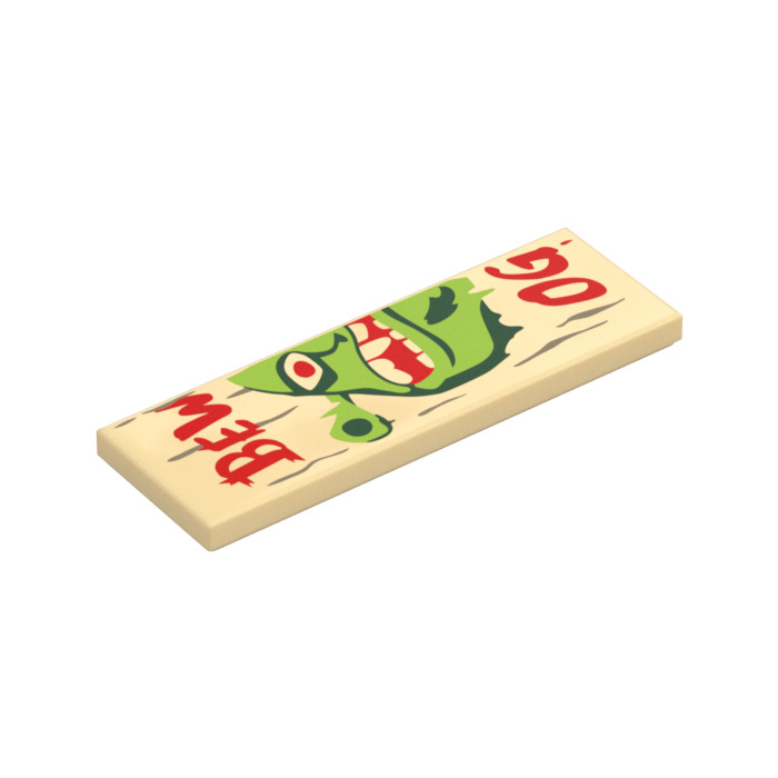 LEGO Tile 2 x 6 with Decoration (69729) | Brick Owl