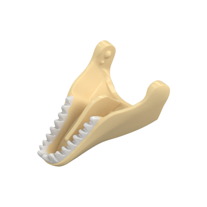 LEGO Tan T-Rex Lower Jaw with White Teeth (20959 / 38773) | Brick Owl ...