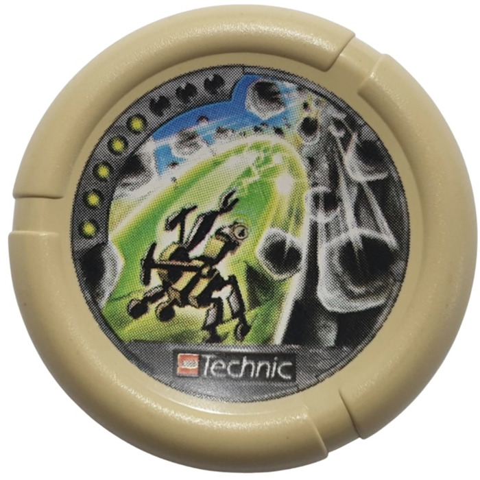LEGO Tan Technic Bionicle Weapon Throwing Disc with Rocks (32171 ...