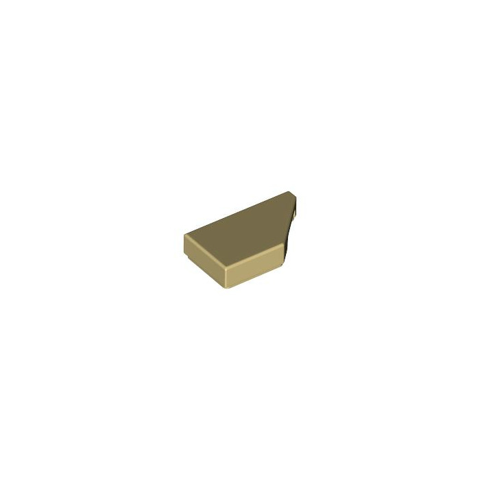 LEGO Tan Tile 1 x 2 45° Angled Cut Right (5092) | Brick Owl - LEGO ...