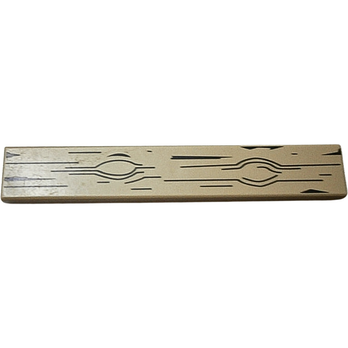 LEGO Tan Tile 1 x 6 with Wood Grain (6636 / 83086) | Brick Owl