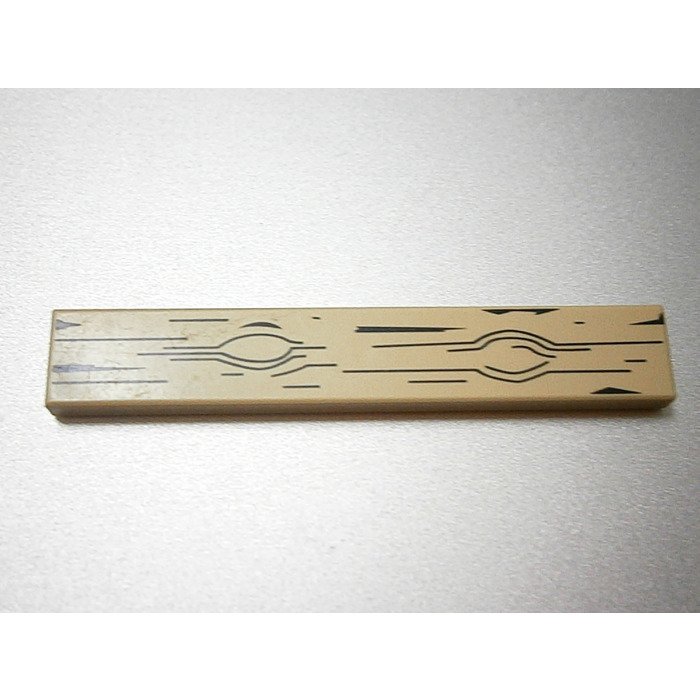 LEGO Tan Tile 1 x 6 with Wood Grain (6636 / 83086) | Brick Owl - LEGO ...