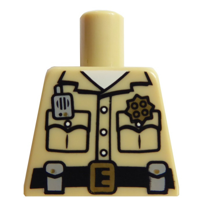 LEGO Traffic Cop Torso without Arms (973) | Brick Owl - LEGO Marketplace