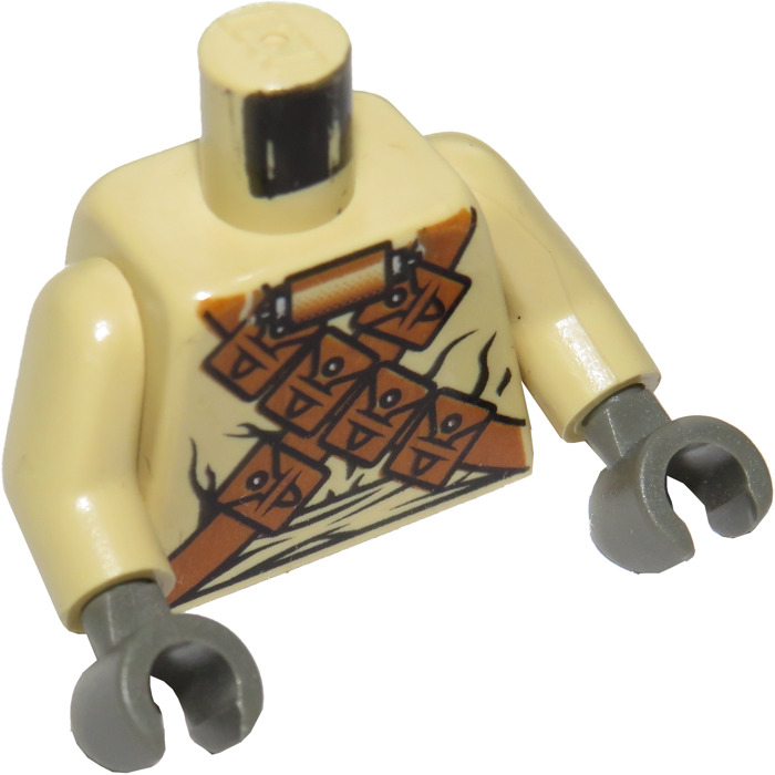 LEGO Tan Tusken Raider Torso (973 / 73403) | Brick Owl - LEGO Marketplace