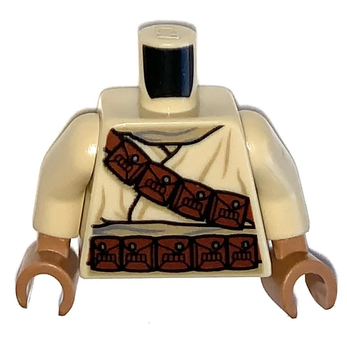 LEGO Beige Tusken Raider mit Kopf Spikes und Diagonal Gürtel Minifig ...