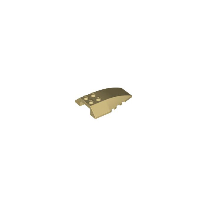 LEGO Tan Wedge 6 x 4 Triple Curved (8132 / 43712) | Brick Owl - LEGO ...