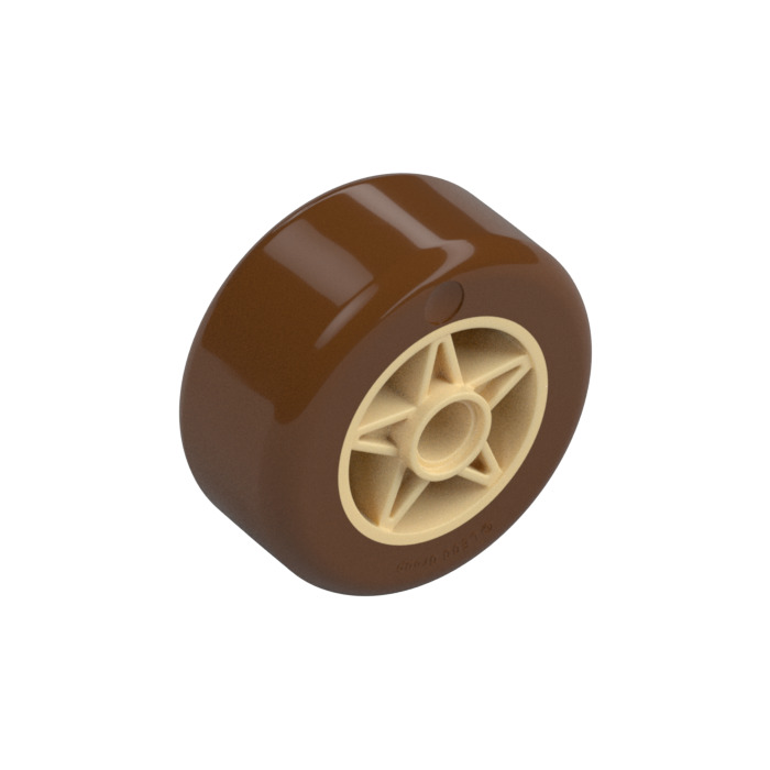 LEGO Wheel Ø30 x 20 with Reddish Brown Tire (6115) | Brick Owl