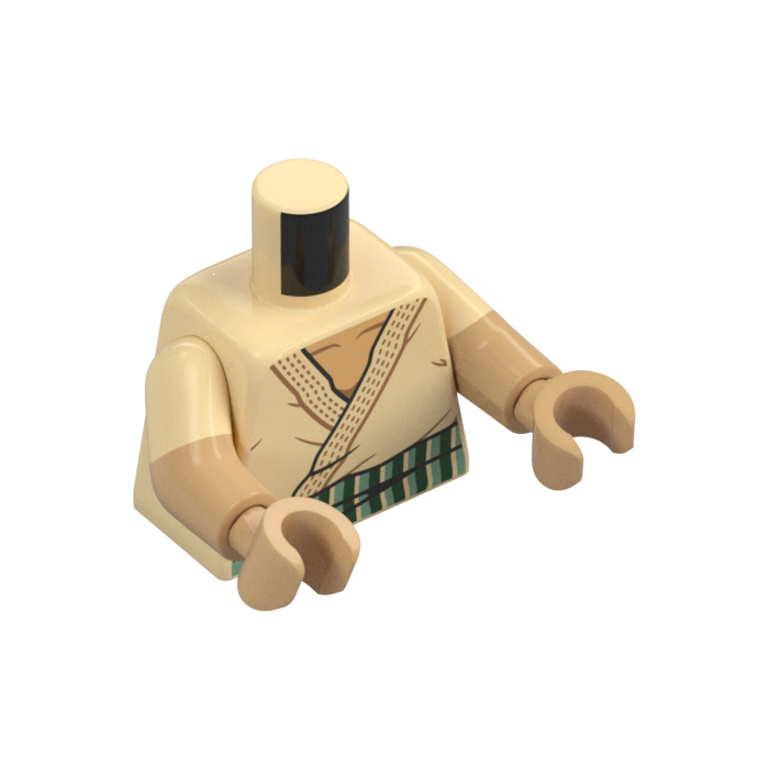 LEGO Zoro with Tan Top Minifig Torso (973 / 78568) | Brick Owl - LEGO ...