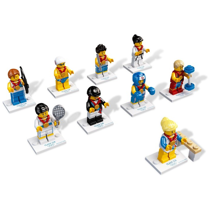 LEGO Team GB Series Collectable Minifigures Complete Set 8909-17 ...