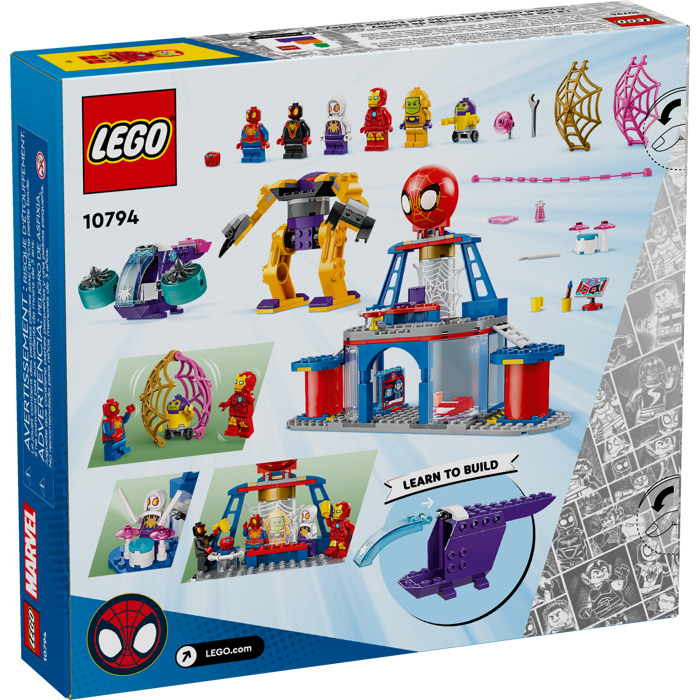 LEGO Team Spidey Web Spinner Headquarters Set 10794 | Brick Owl