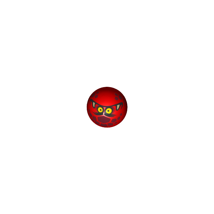 LEGO Technic Ball with Goblin Face with Yellow Eyes (24170 / 32474 ...