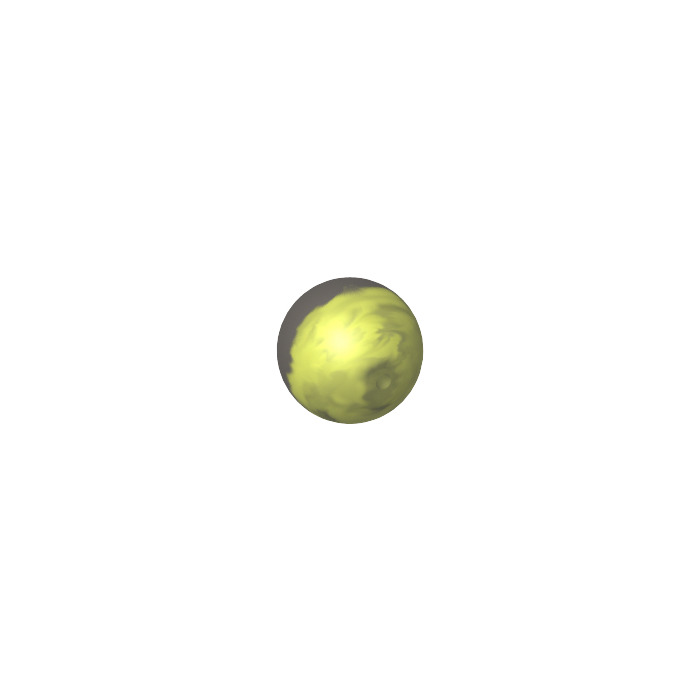 LEGO Technic Bionicle Ball 16.5 mm with Marbled Medium Lime (54821 / ...