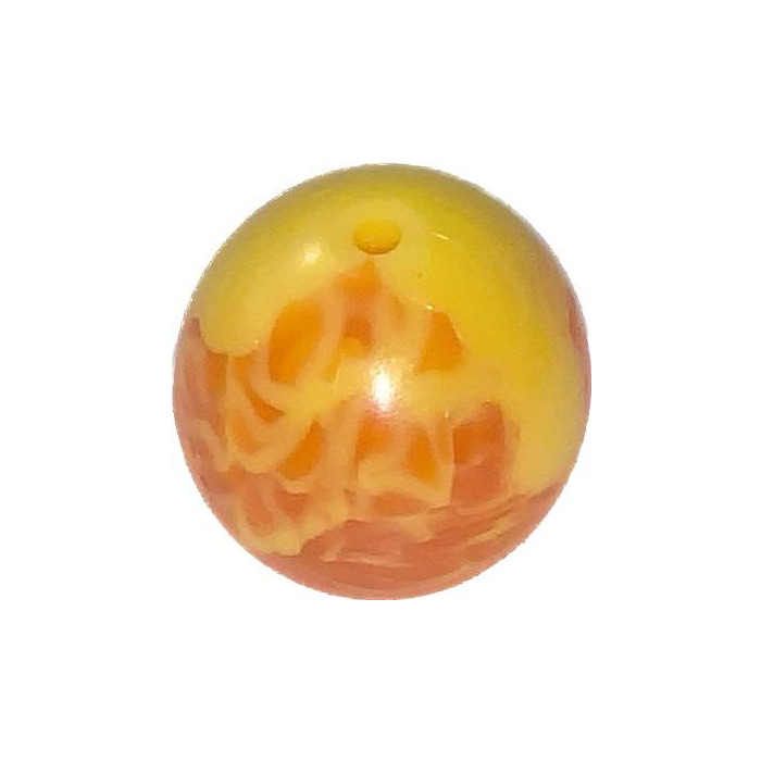 LEGO Technic Bionicle Ball 16.5 mm with Marbled Yellow (15365 / 95753 ...