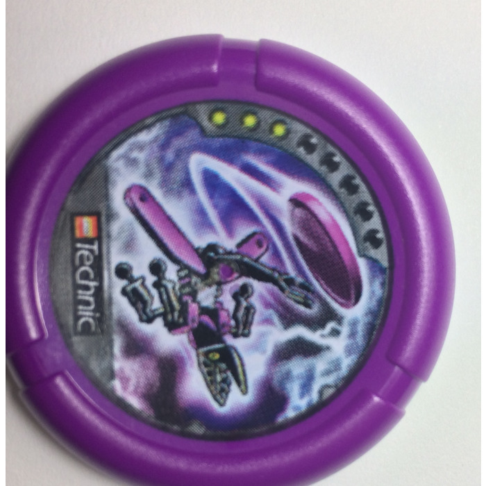 LEGO Technic Bionicle Weapon Throwing Disc with Energy, 3 Pips, Electro ...
