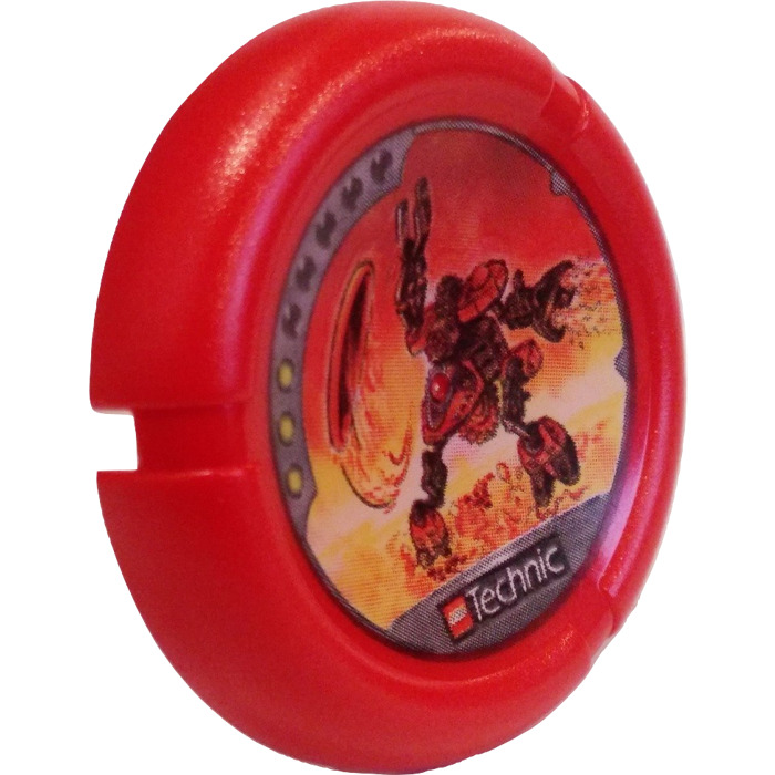 LEGO Technic Bionicle Weapon Throwing Disc with Fire, 3 Pips, Torch ...
