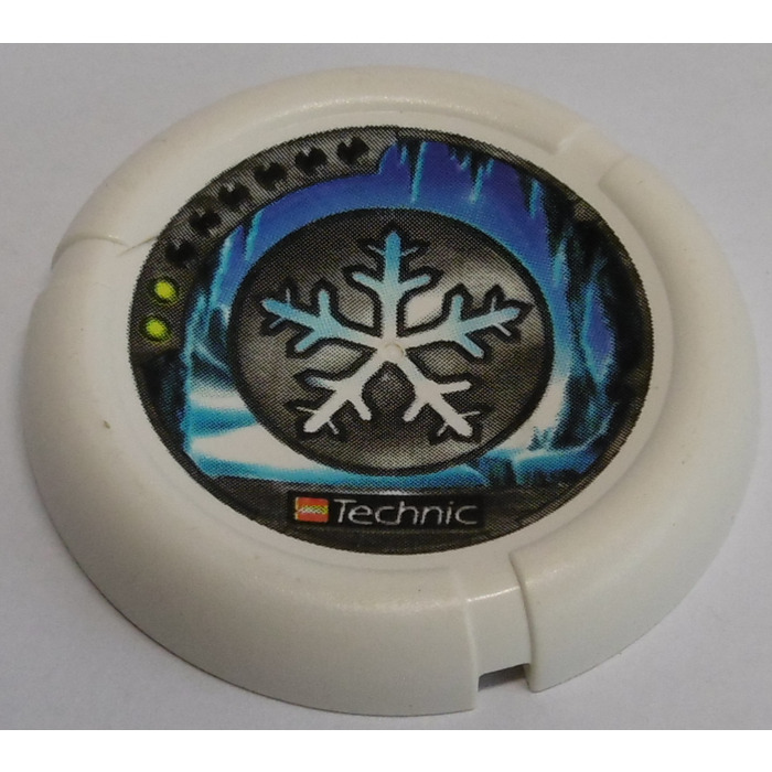 LEGO Technic Bionicle Weapon Throwing Disc with Snowflake (32171 / ...