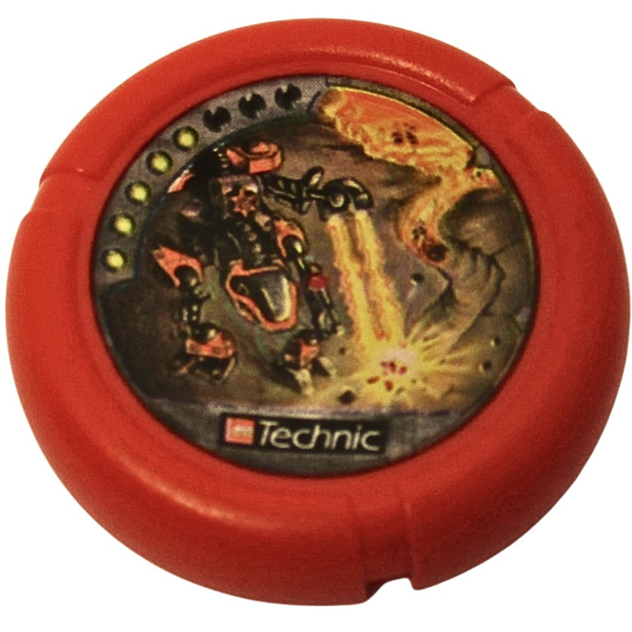 LEGO Technic Bionicle Weapon Throwing Disc with Torch / Fire / Lava ...