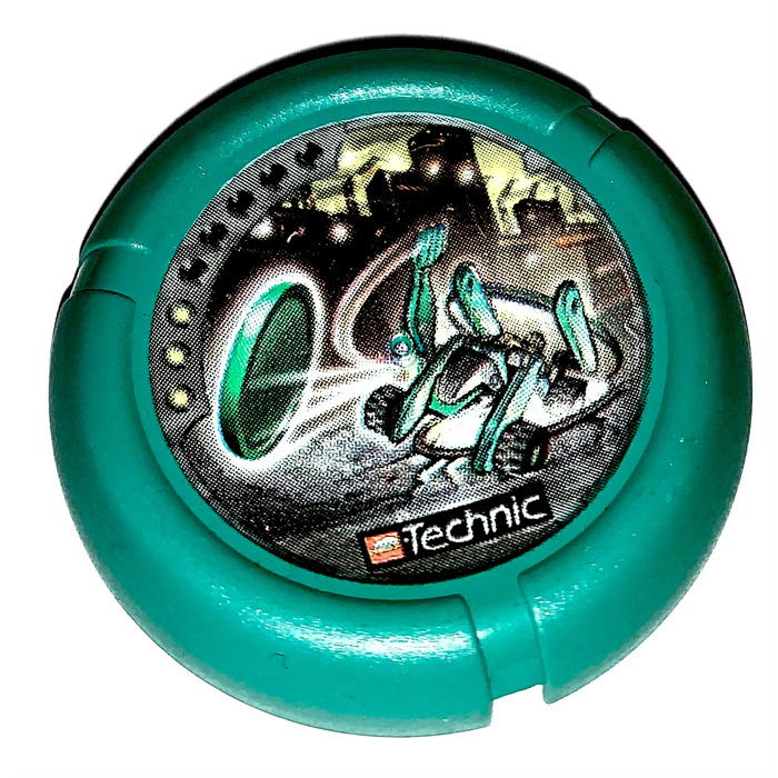 LEGO Technic Bionicle Weapon Throwing Disc with Turbo / City, 3 pips ...