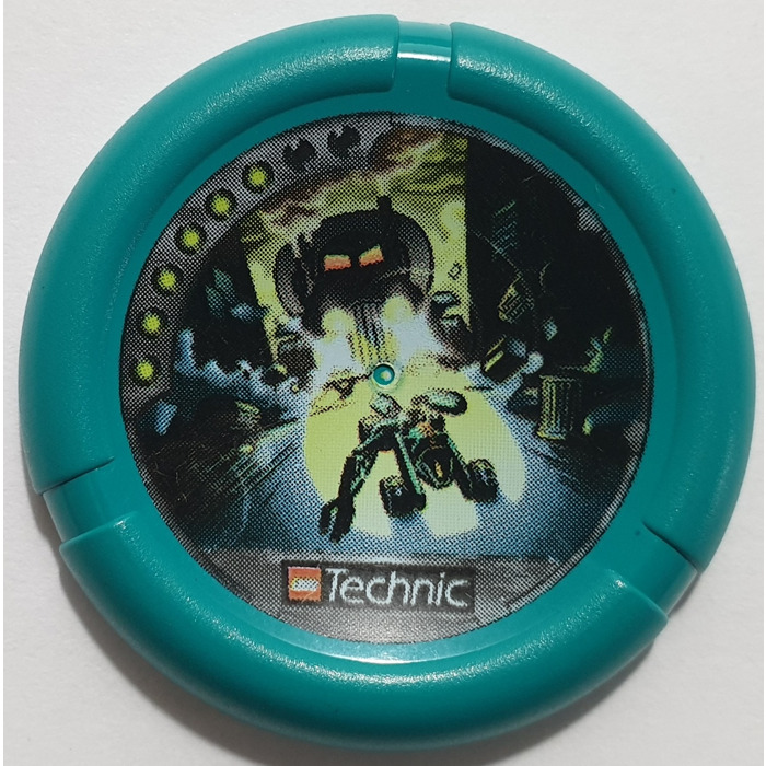 LEGO Technic Bionicle Weapon Throwing Disc with Turbo / City, 6 pips ...
