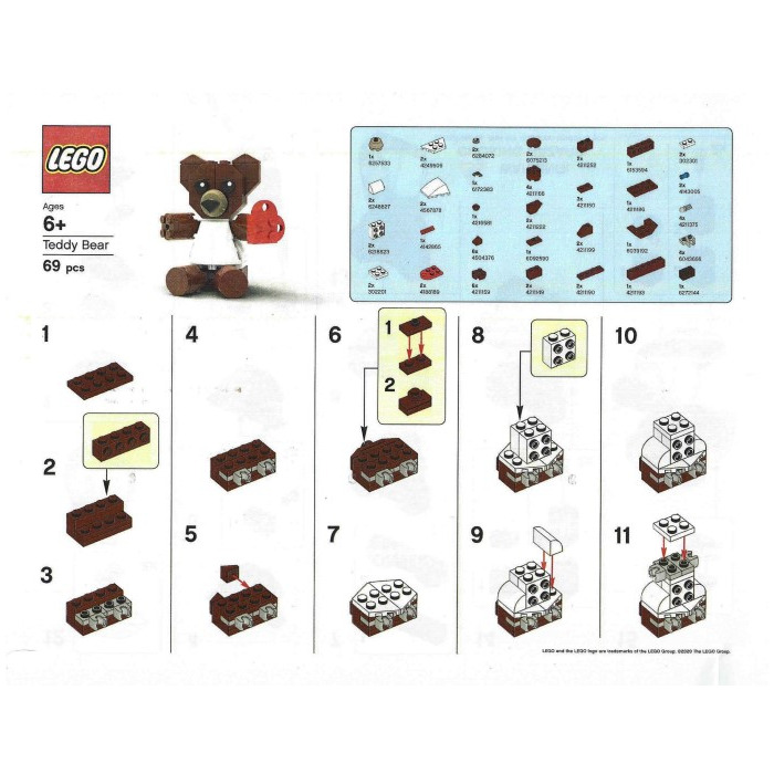 LEGO Teddy Bear Set TEDDY | Brick Owl - LEGO Marketplace