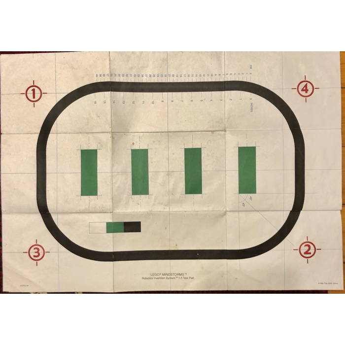 LEGO Test Mat for Mindstorms Robotics Invention System 1.5 (762697 ...