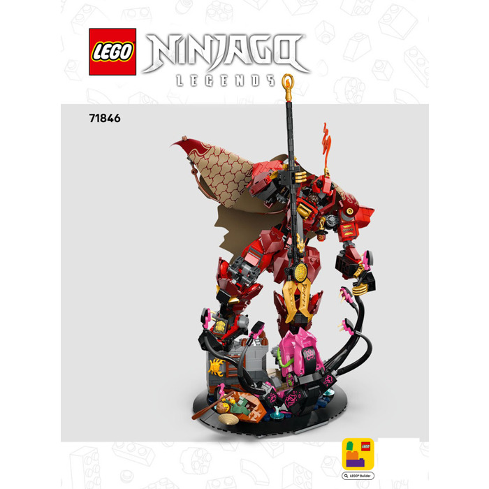 LEGO The Fire Knight Mech Set 71846 Instructions | Brick Owl - LEGO Marketplace