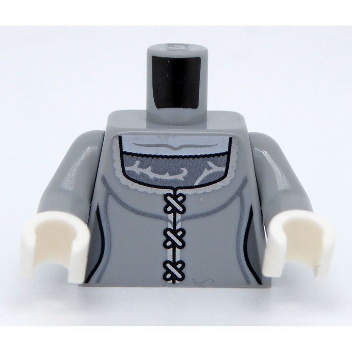 LEGO The Grey Lady with Parted Hair Minifig Torso (973 / 76382) | Brick ...