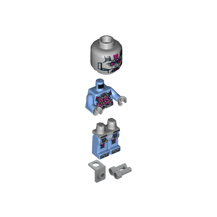 LEGO The Kraang with Medium Blue Exo-Suit Body with Jet Pack Minifigure ...