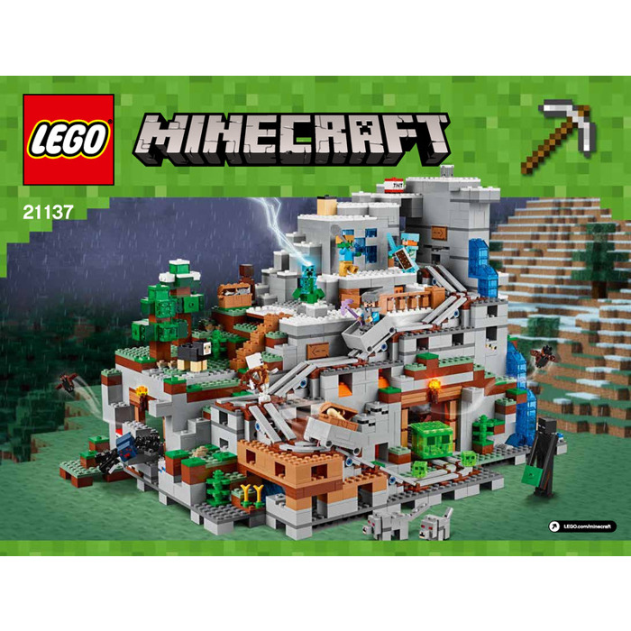 LEGO The Mountain Cave Set 21137 Instructions | Brick Owl - LEGO ...