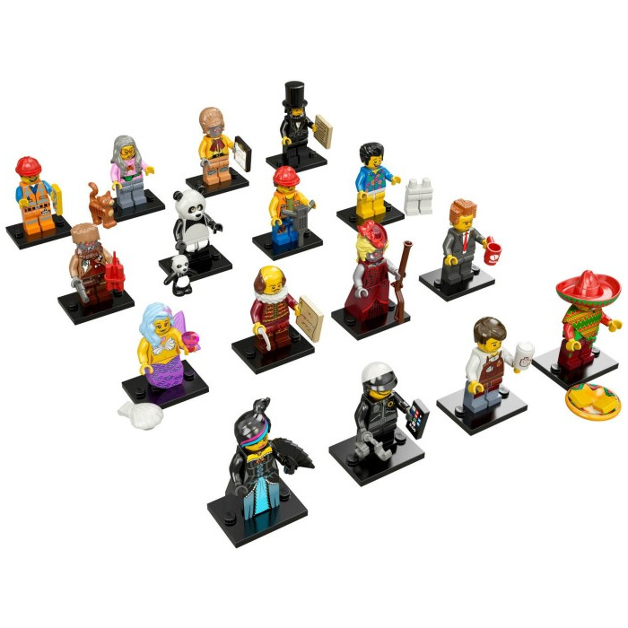 LEGO The Movie Series Collectable Minifigures Complete Set 71004-17 ...