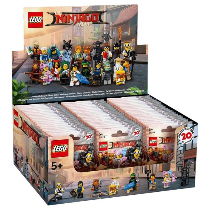 LEGO The Ninjago Movie Series Collectable Minifigures Box of 60 Set ...