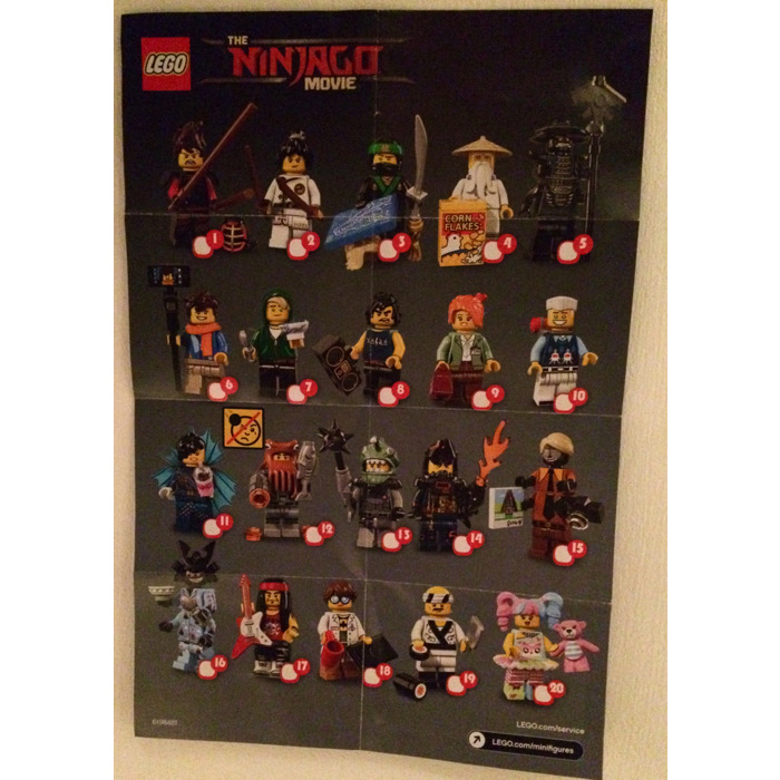 LEGO The Ninjago Movie Series Collectable Minifigures Random Pack Set ...