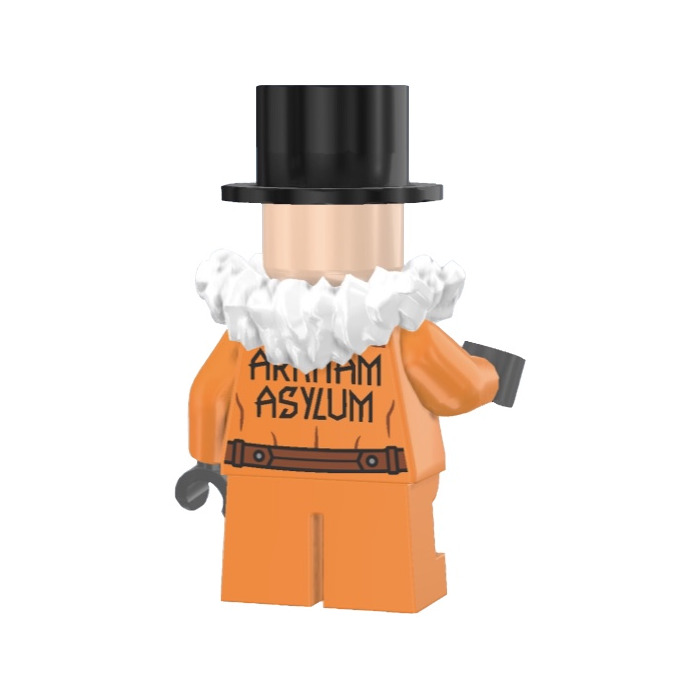 LEGO The Pinguin mit Prison Jumpsuit und Licht Fleisch Kopf Minifigur ...