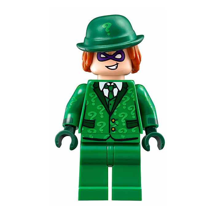 LEGO The Riddler with Green Outfit and Dark Green Hat Minifigure ...