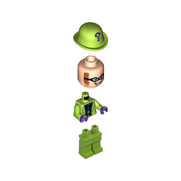 LEGO The Riddler with Lime Outfit Minifigure | Brick Owl - LEGO Marketplace