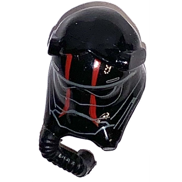 LEGO TIE Fighter Pilot Helmet with Red Stripes (35116 / 48015) | Brick Owl