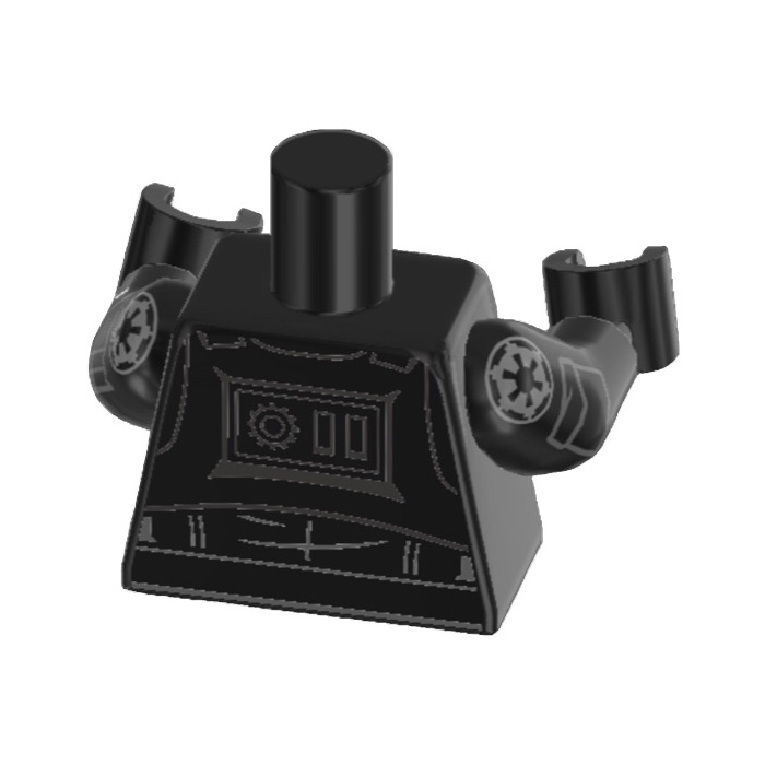 LEGO TIE Fighter Pilot Torso (973 / 76382) | Brick Owl - LEGO Marketplace