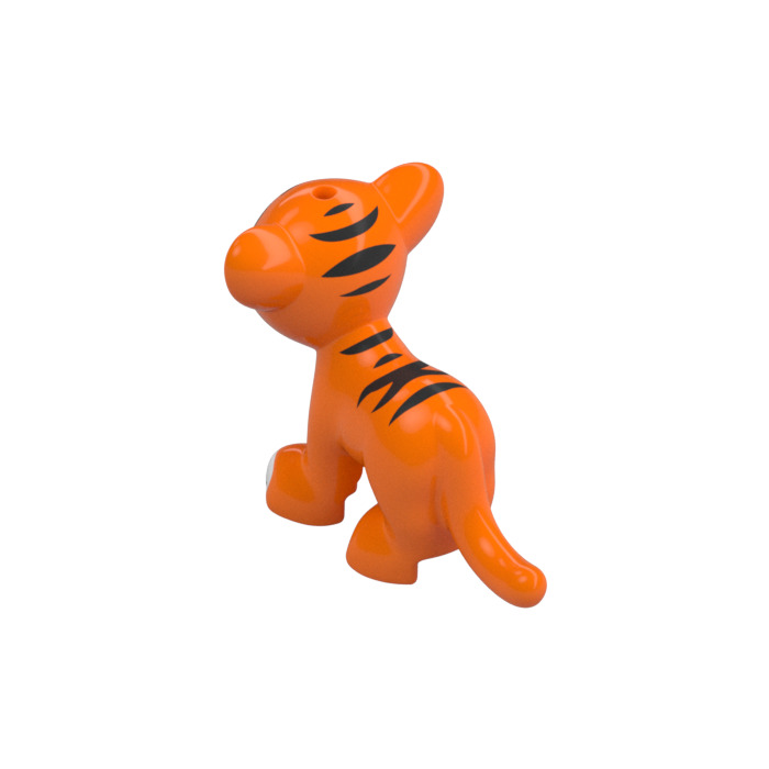 LEGO Tiger with Black Stripes (14734) | Brick Owl - LEGO Marketplace