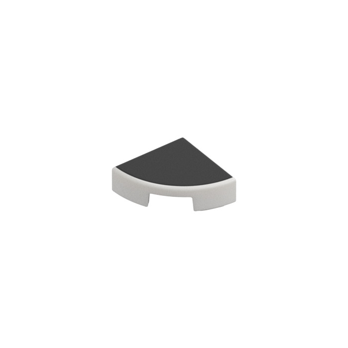 LEGO Tile 1 x 1 Quarter Circle with Black Surface (25269 / 112752 ...