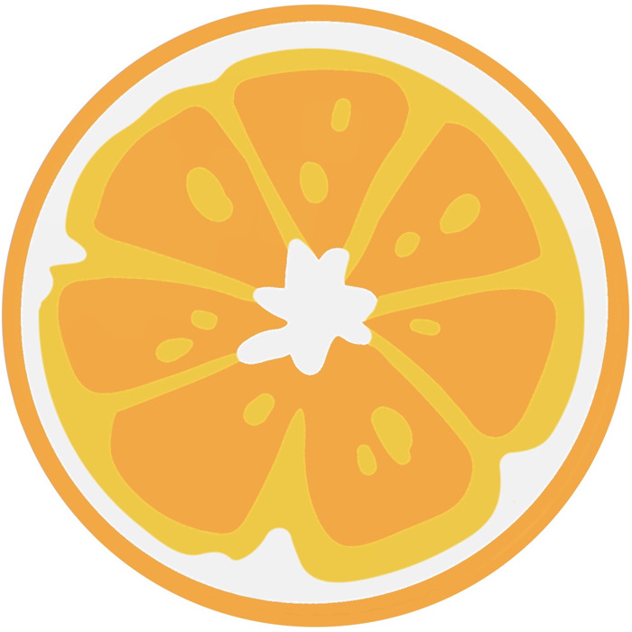 LEGO Tile 1 x 1 Round with Half Cut Orange Slice (80060 / 103352 ...