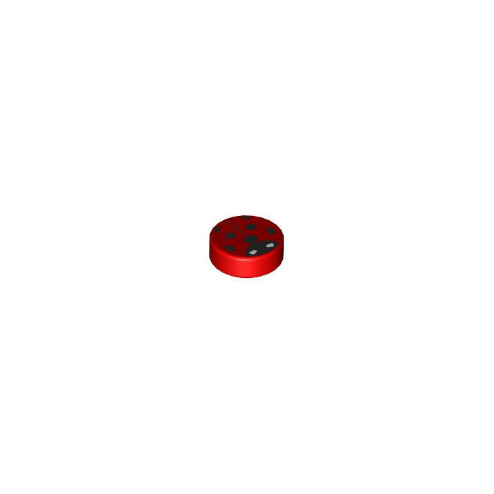 LEGO Tile 1 x 1 Round with Ladybug (98138 / 104742) | Brick Owl