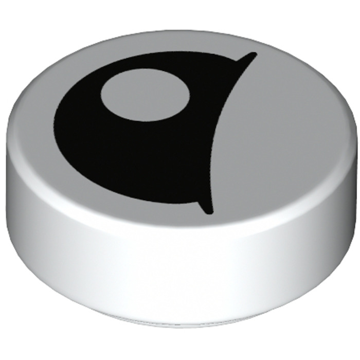 LEGO Tile 1 x 1 Round with Lidded Eye and Off-Center Pupil (19395 / ...