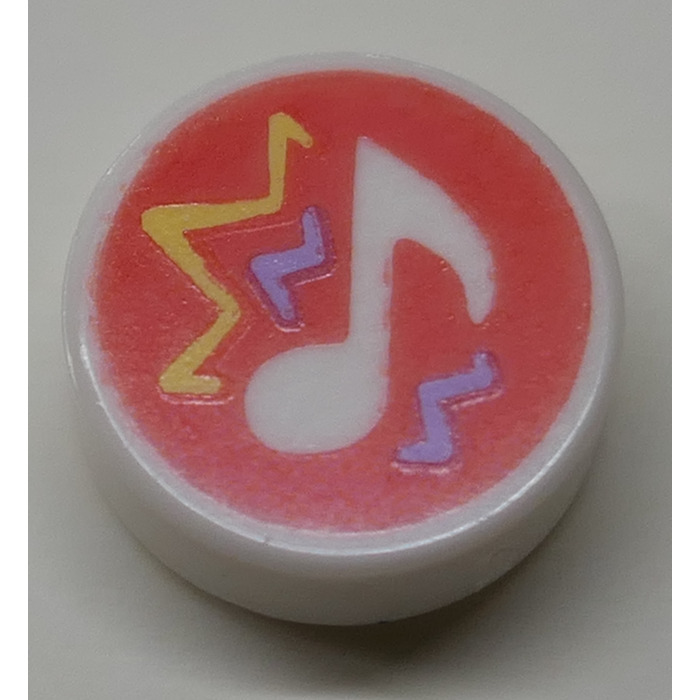 LEGO Tile 1 x 1 Round with Music Note (35380) | Brick Owl - LEGO ...