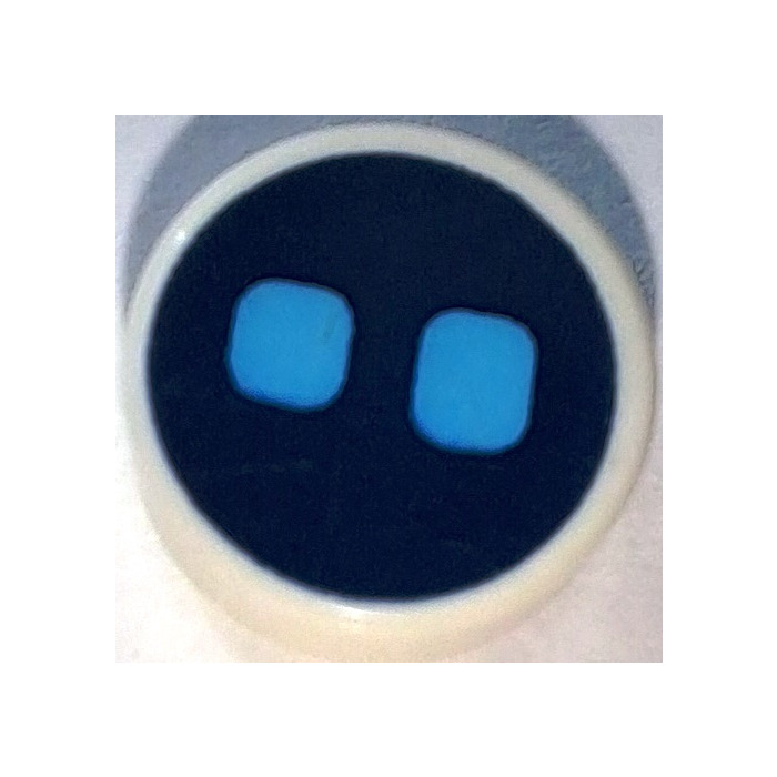 LEGO Tile 1 x 1 Round with Robot Eyes (43277 / 98138) | Brick Owl