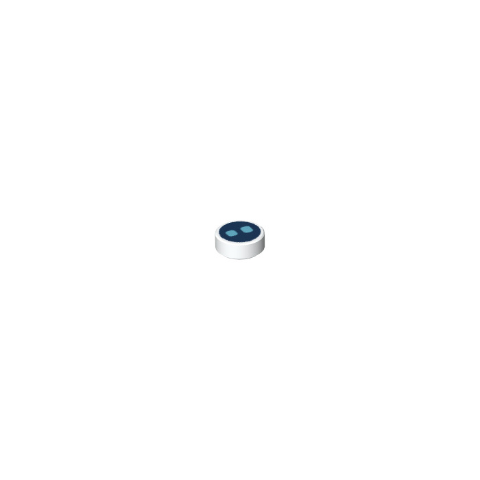 LEGO Tile 1 x 1 Round with Robot Eyes (43277 / 98138) | Brick Owl