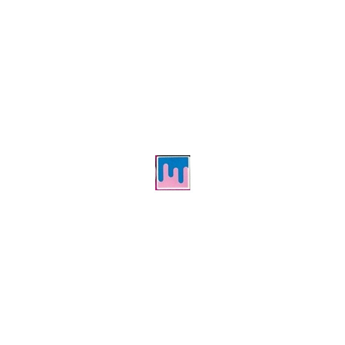 LEGO Tile 1 x 1 with Blue and Pink with Groove (3070) | Brick Owl