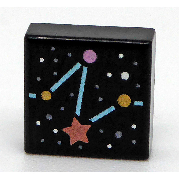 LEGO Tile 1 x 1 with Constellation with Groove (3070) | Brick Owl ...