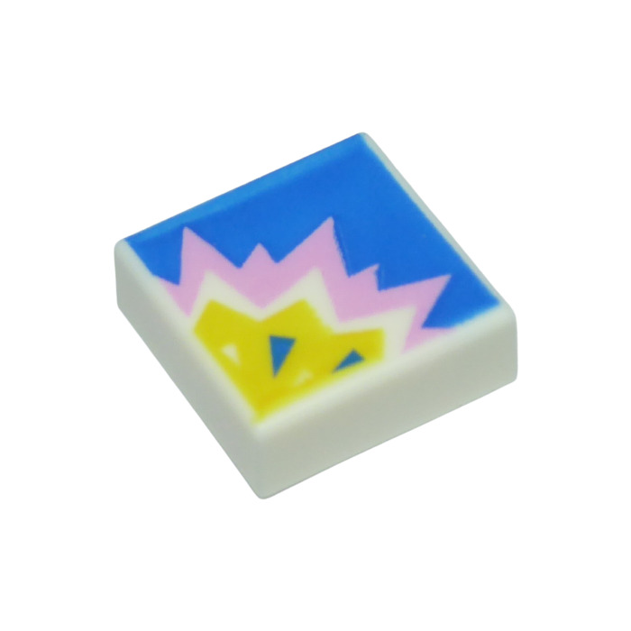 LEGO Tile 1 x 1 with Explosion with Groove (3070) | Brick Owl - LEGO ...