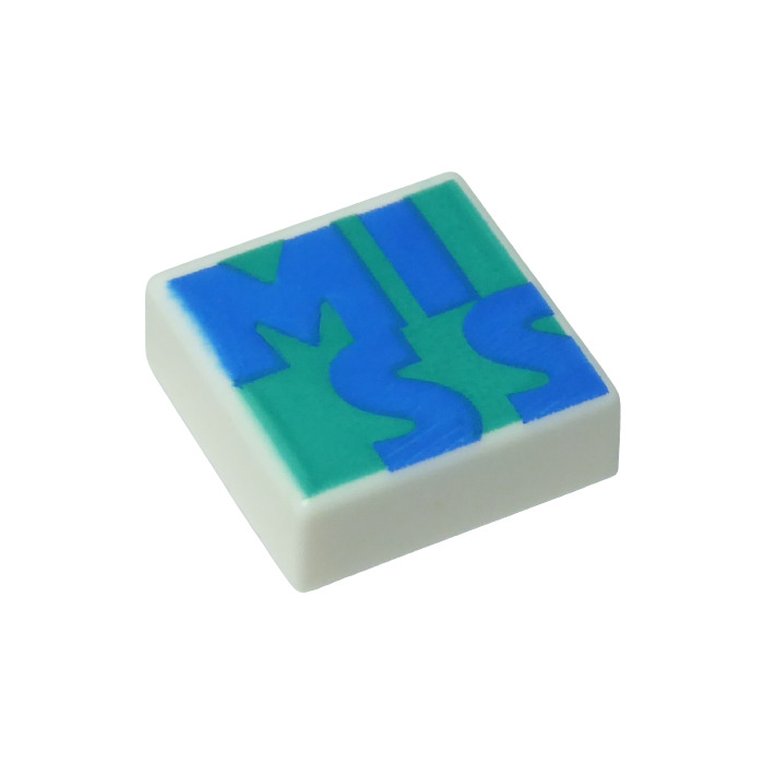 LEGO Tile 1 x 1 with MISS with Groove (3070) | Brick Owl