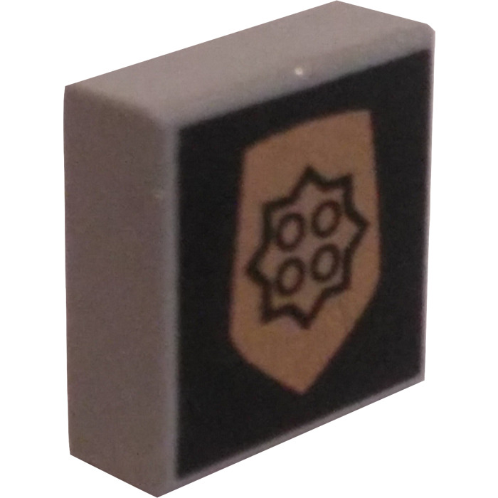 LEGO Tile 1 x 1 with Police Badge with Groove (46092) | Brick Owl ...
